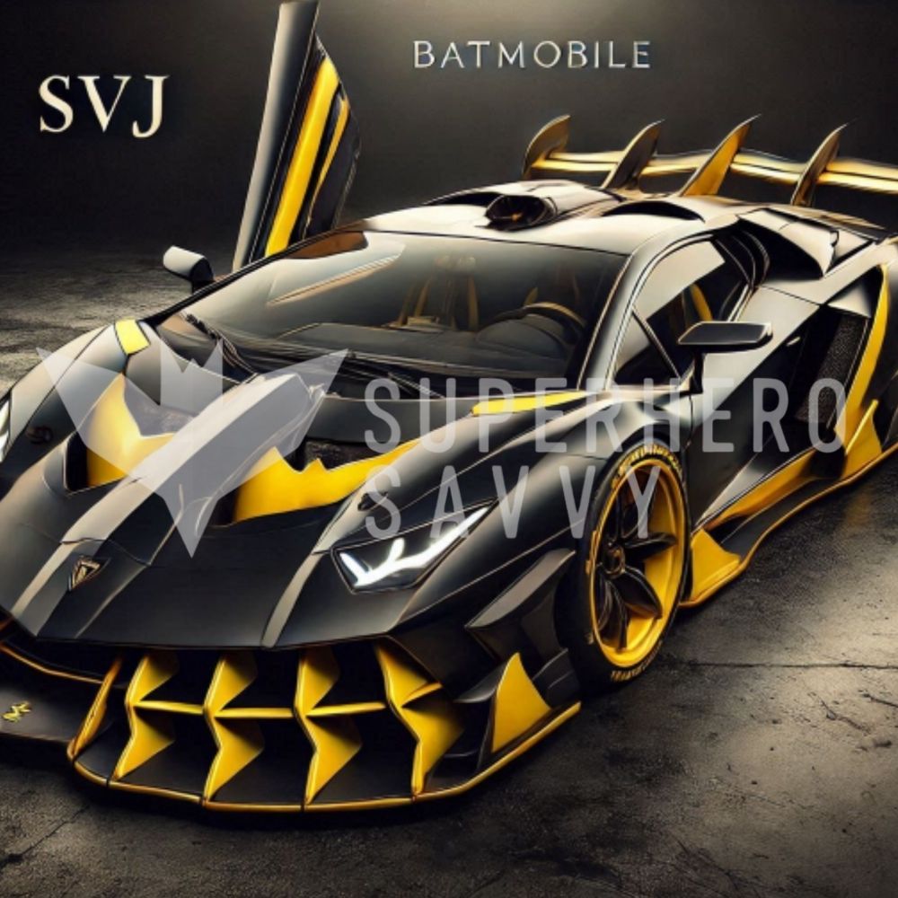 Lamborghini SVJ Bat Edition - Superhero Savvy